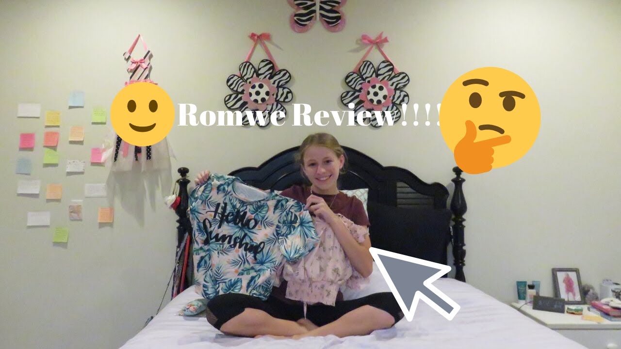 Teen Girl Tries Romwe For the First Time: Haul and Try- On - YouTube