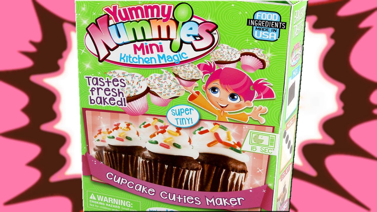 Yummy Nummies Mini Kitchen Magic - Cupcake Cuties Maker - YouTube