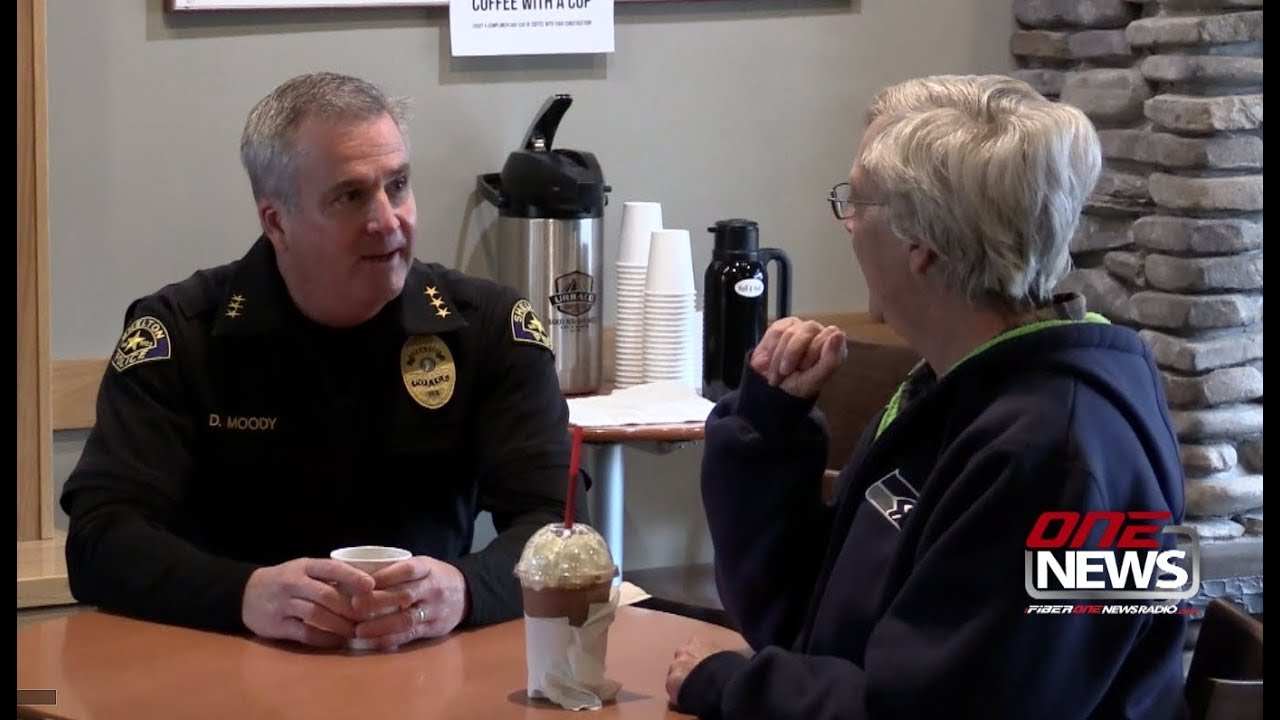 Shelton police chat with community residents during 'Coffee with a cop ...