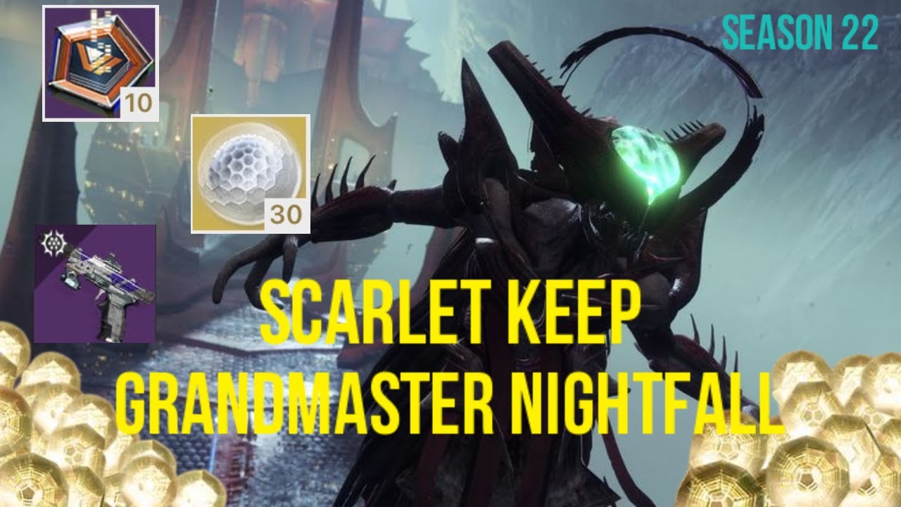 Scarlet Keep Grandmaster Nightfall Season 22 (Destiny 2) - YouTube