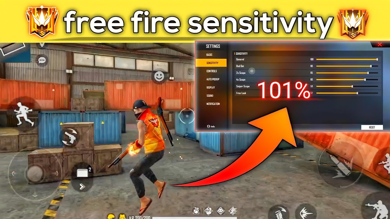 Free Fire Setting || Hacker Sensitivity || Best Sensitivity For All 📱 ...
