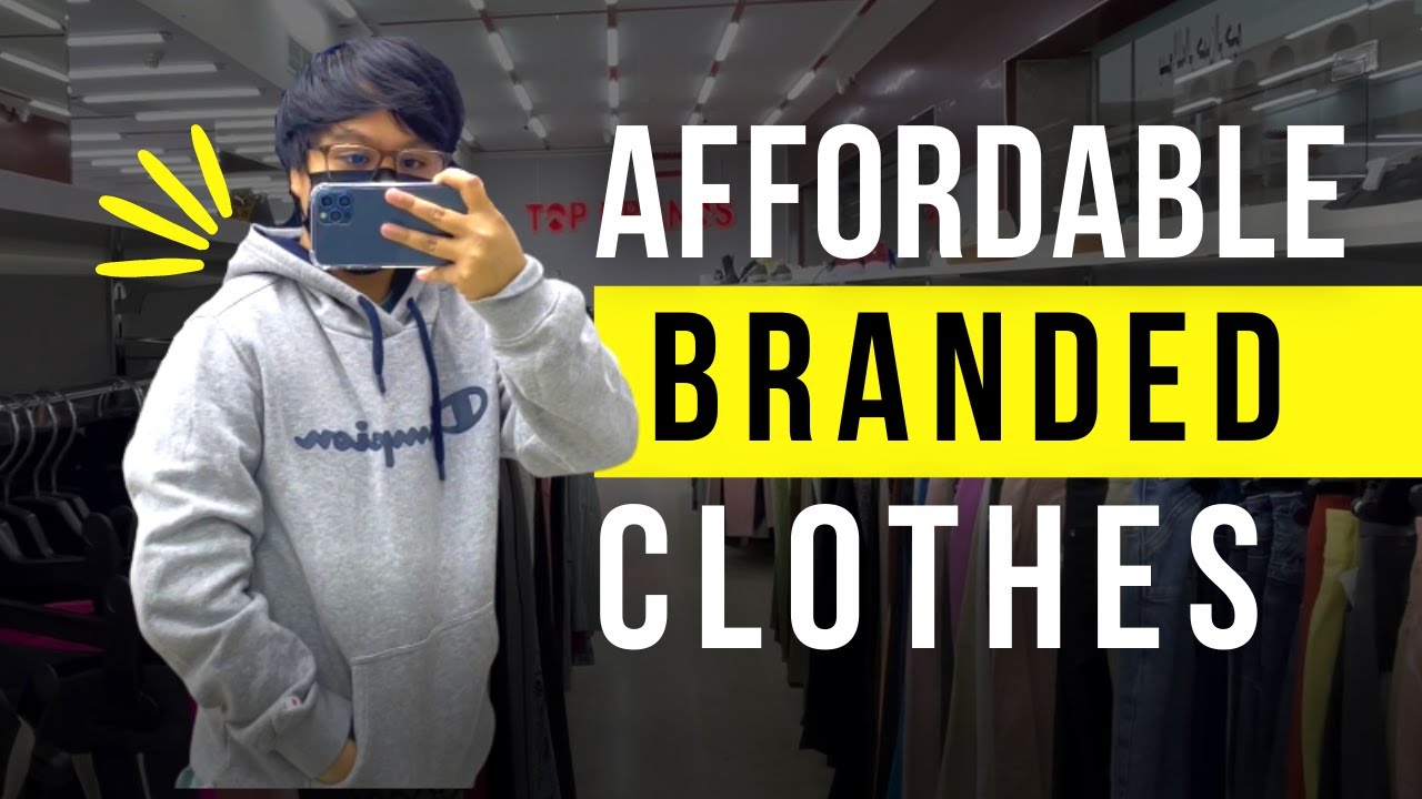 The most Affordable shop for Branded clothes in Al Rigga Dubai - YouTube