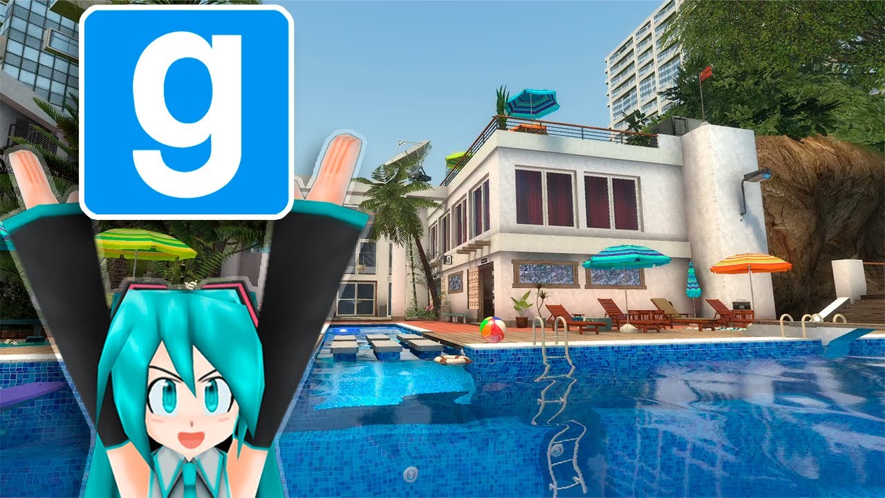Обзор на курортный отель Loft Tower | Gmod gm_resortmadness - YouTube