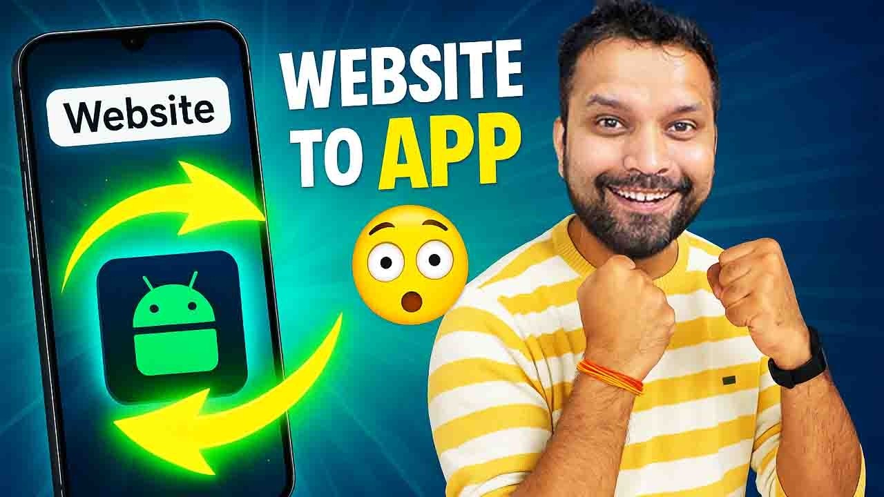 Create Android App From Any Website Without Coding 😲📱 Youtube 0083