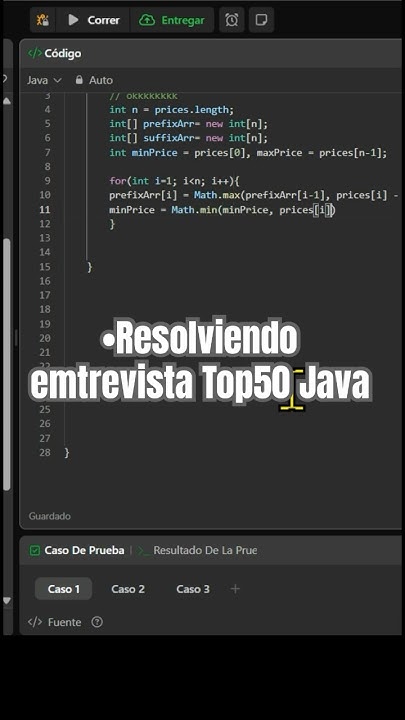 Resolver entrevista TOP de programación ARRAYS #java #backend #programacion #clip #trend - YouTube