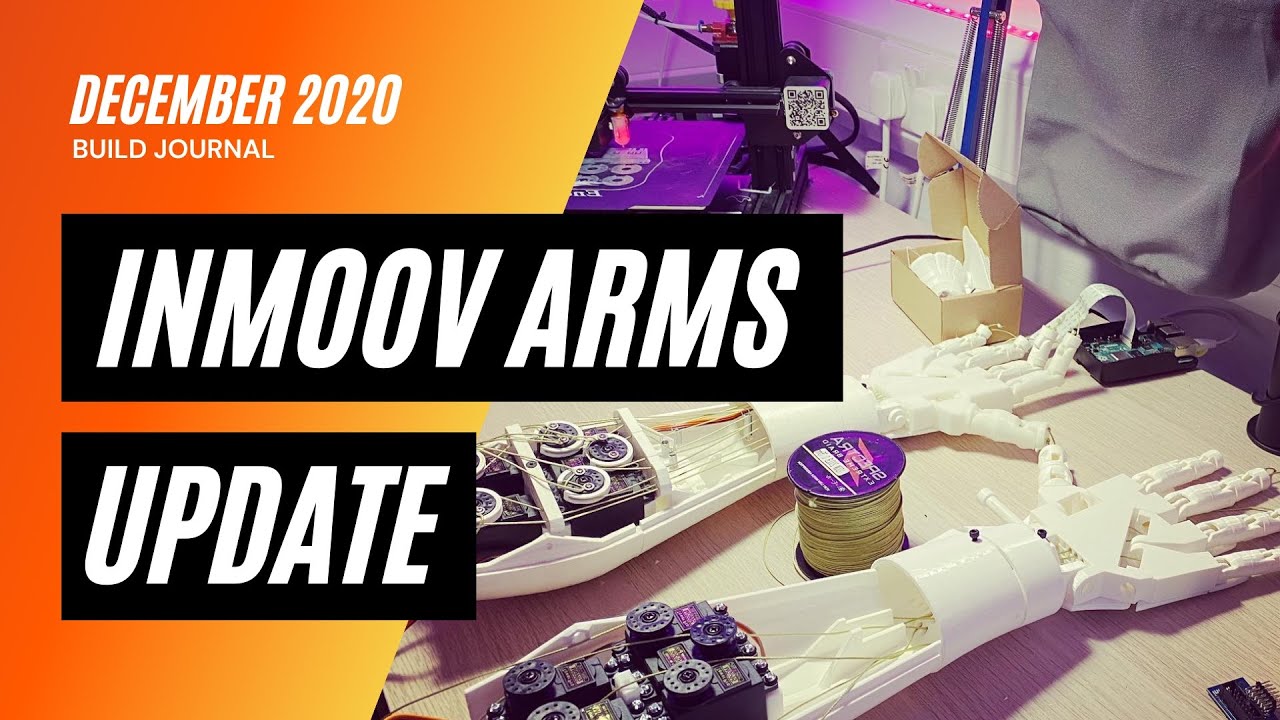 Getting to Grips with InMoov, Arm Update - YouTube