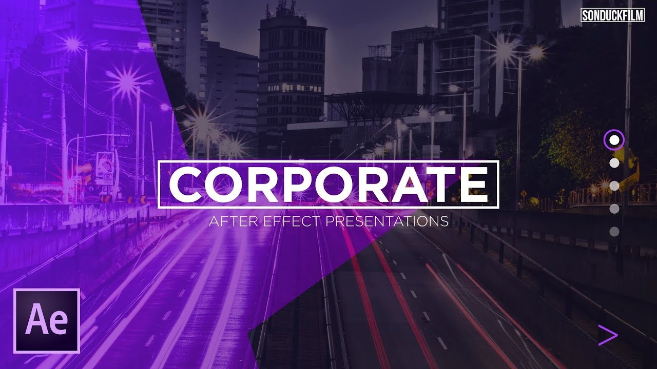 Corporate Presentation Motion Graphics Scene | After Effects Tutorial ...