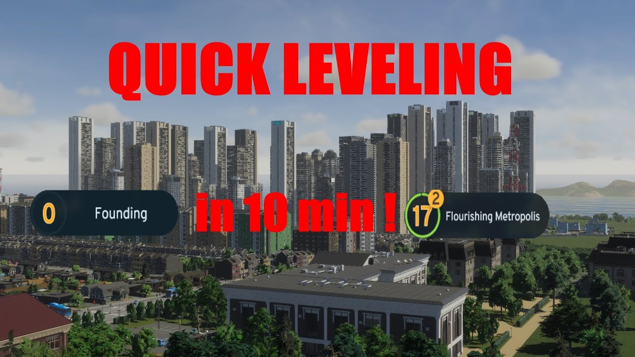 How to Level Up Cities FAST in Cities Skylines 2 - YouTube