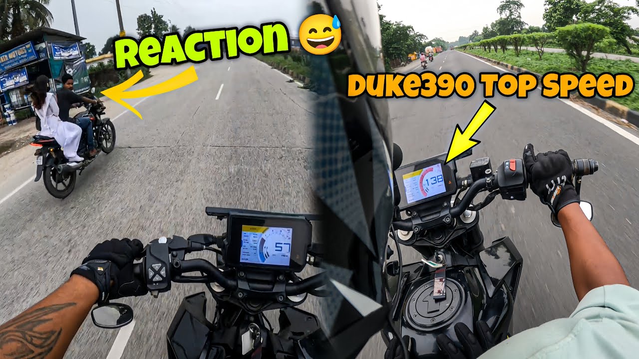 Duke 390 - A Speed Test & Reaction Review - YouTube