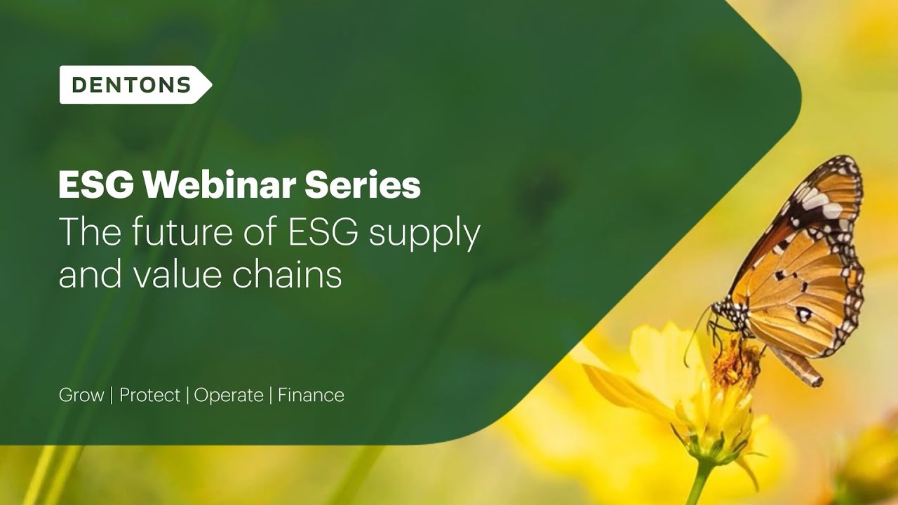 ESG Webinar series 2024: The future of ESG supply and value chains ...