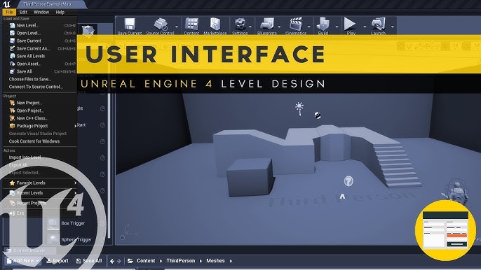Unreal Engine 4 Tutorial Levels Houdini Tutorial Procedural Level