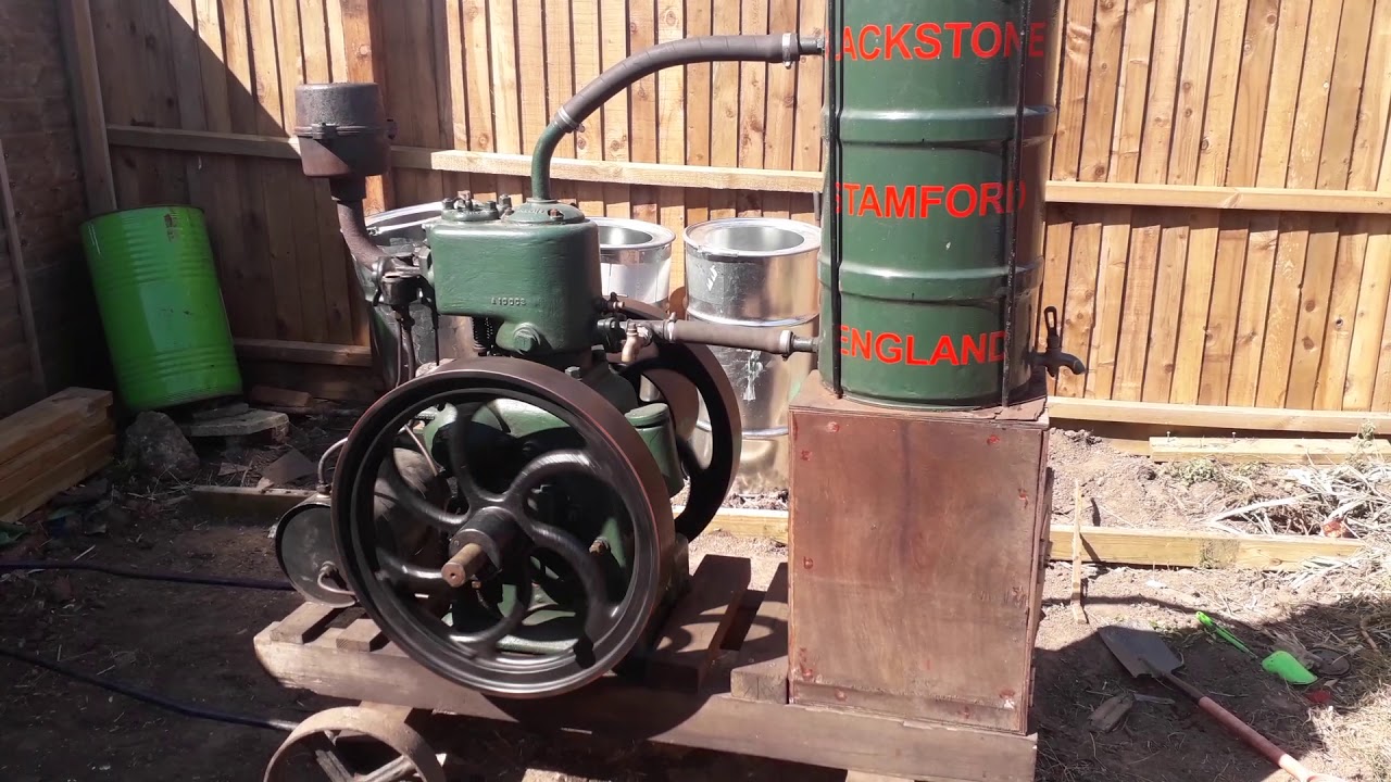 Blackstone vertical "No Trouble" petrol stationary engine - YouTube