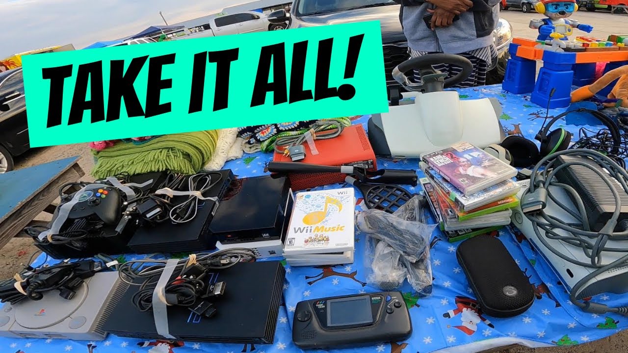 Major Video Game Console Deal at The Flea Market! - YouTube