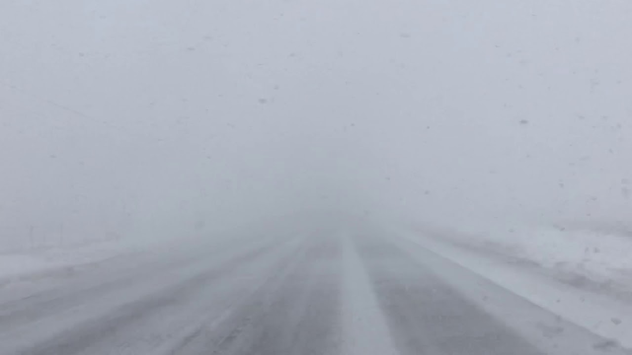 BOMB BLIZZARD dominates the high plains of Nebraska - YouTube