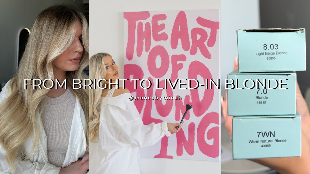 ART OF BLONDING | HOW TO ADD DIMENSION IN BLONDE HAIR - YouTube