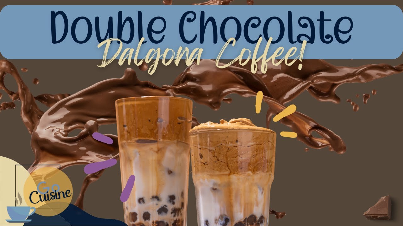 Double Chocolate Dalgona Is The NEW Coffee Drink Sensation - YouTube