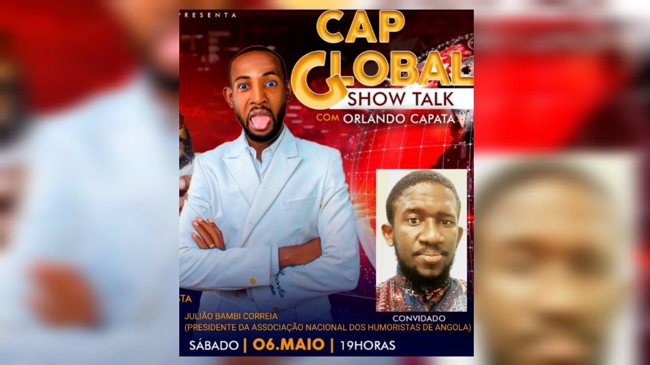 PRESIDENTE DA ASSOCIAÇÃO NACIONAL DOS HUMORISTAS ANGOLANOS NO CAP ...