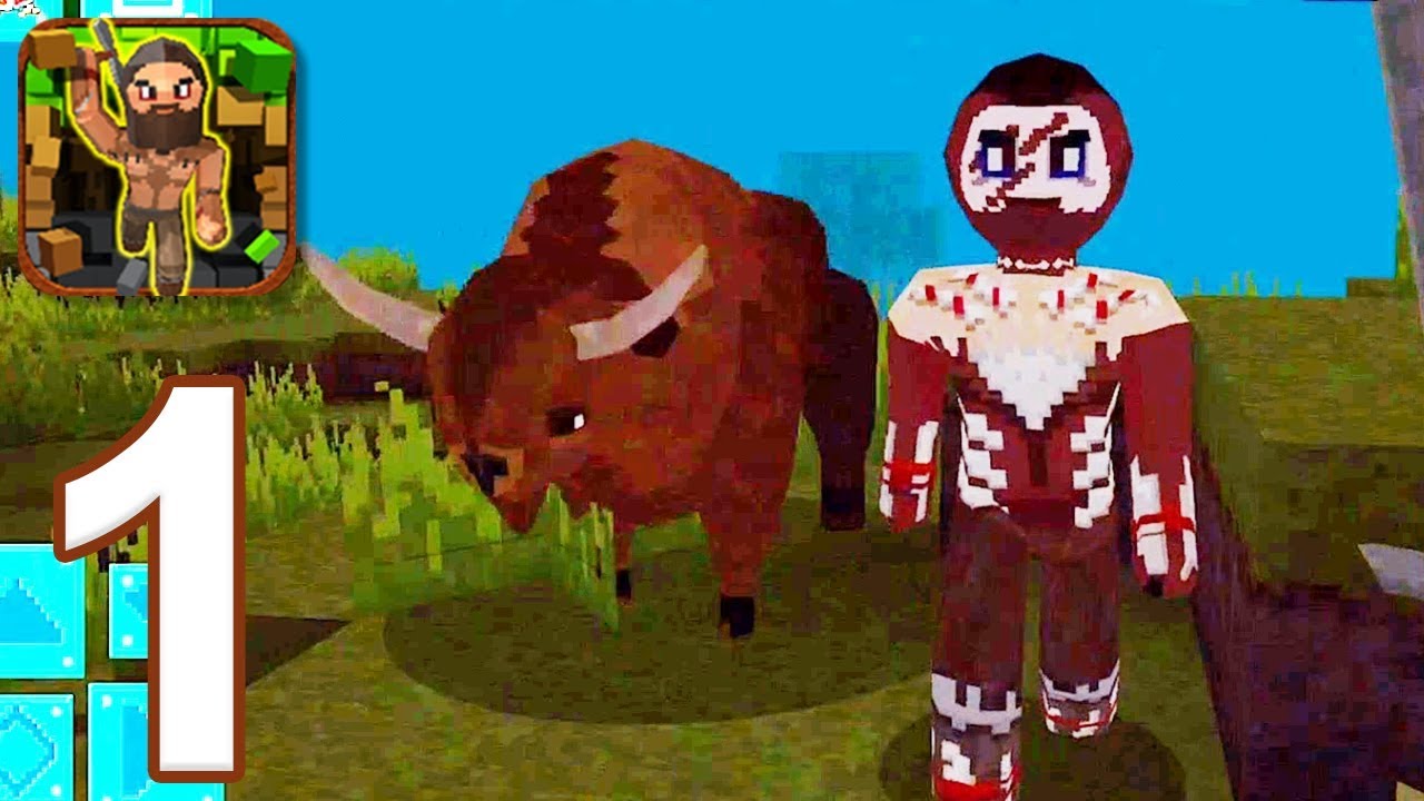 PrimalCraft 3D - Gameplay Walkthrough Part 1 (iOS) - YouTube