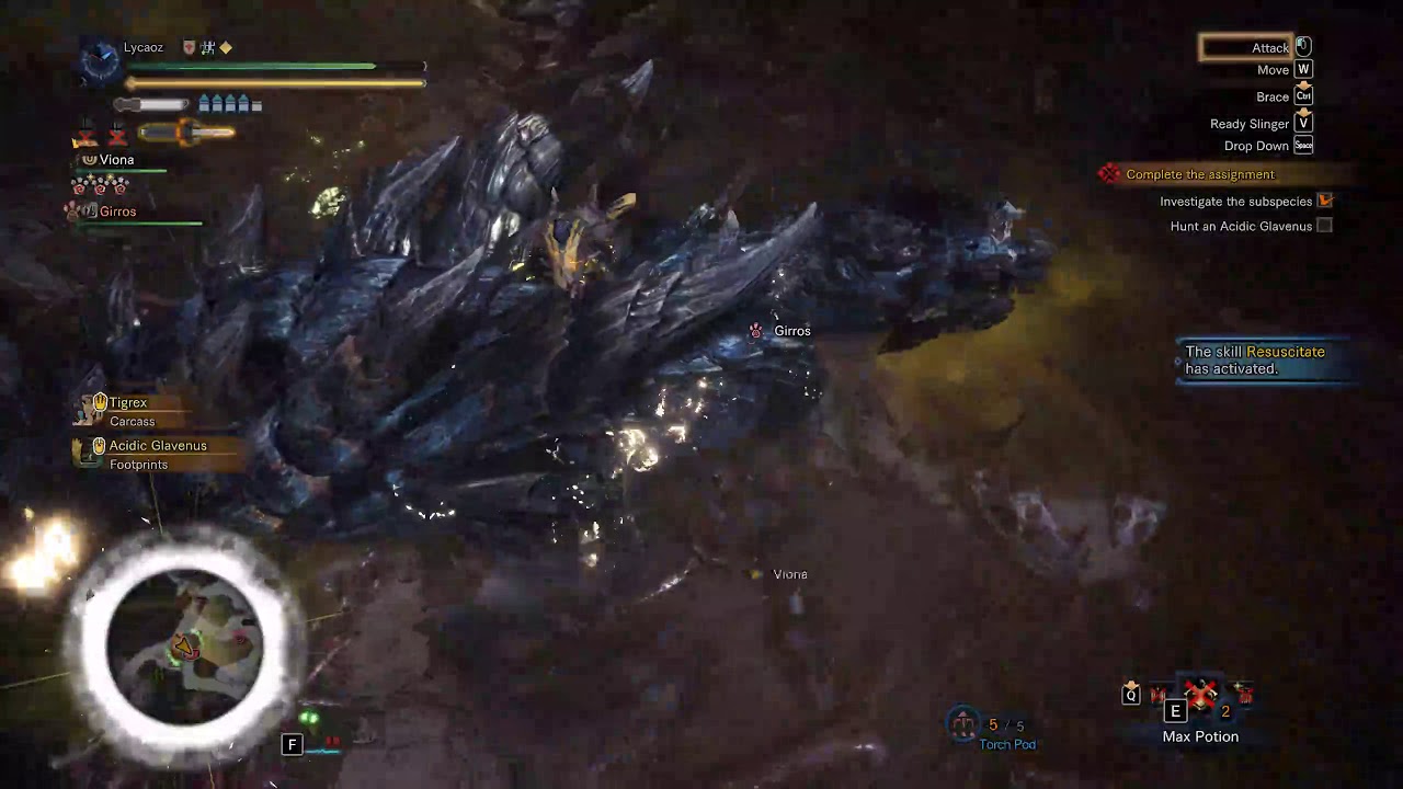 MHWI pc / Acidic Glavenus Solo (Gunlance) - YouTube