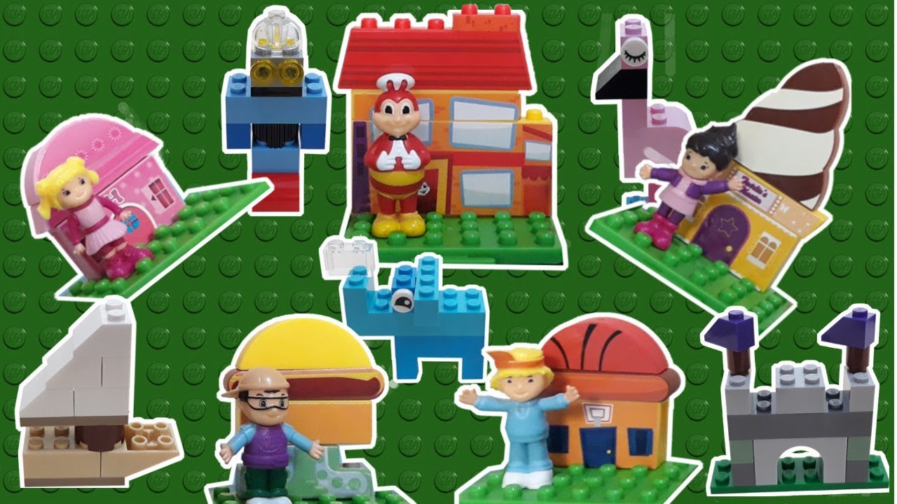 JOLLIBEE Jollitown Building Blocks and Lego Classic 10713 - Box full of ...