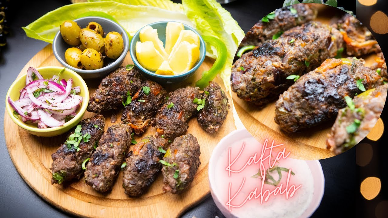 MINI KAFTA KABABS || Lebanese Style Kafta Kabab || Easy Kofta Kebab ...