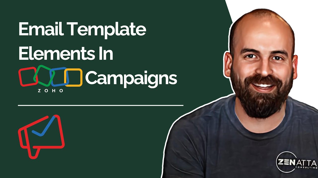 Email Template Elements In Zoho Campaigns - YouTube