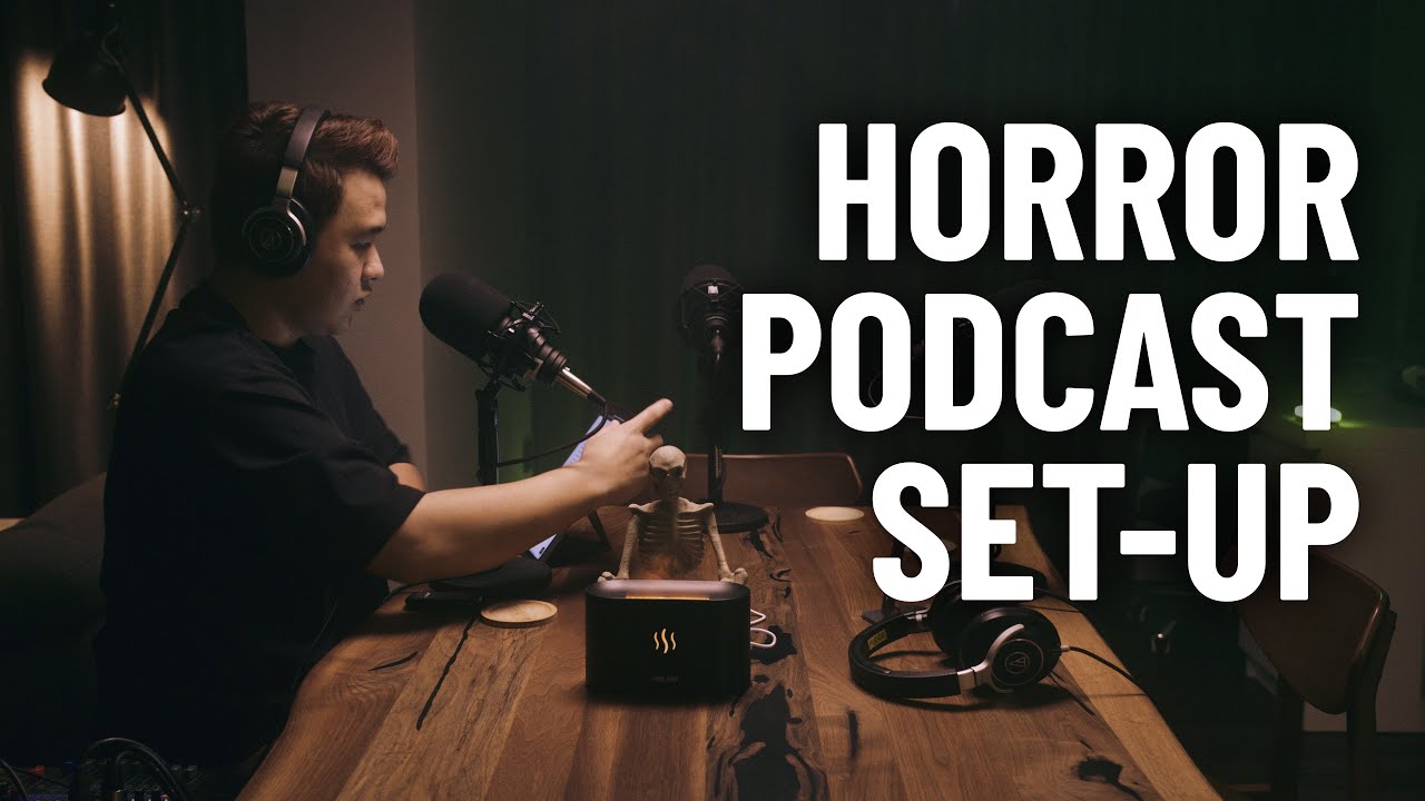 How I setup for my Horror Podcast - YouTube