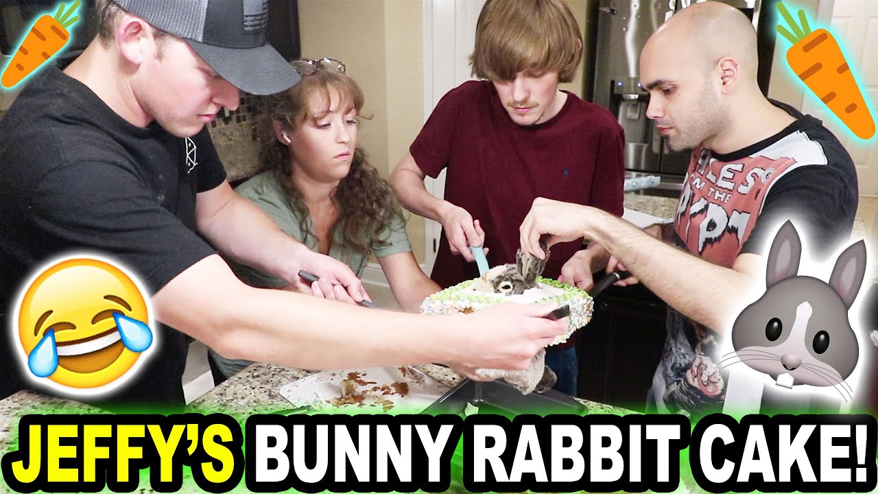 JEFFY'S BUNNY RABBIT CAKE!🐰🥕 - YouTube