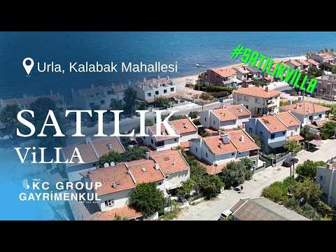 URLA'DA DENİZE SADECE 50 M BAHÇELİ 3+1 SATILIK VİLLA