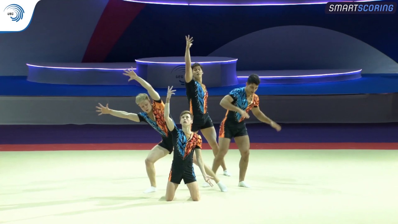 Men's group Russia - 2019 Acro European Champions, all-around - YouTube