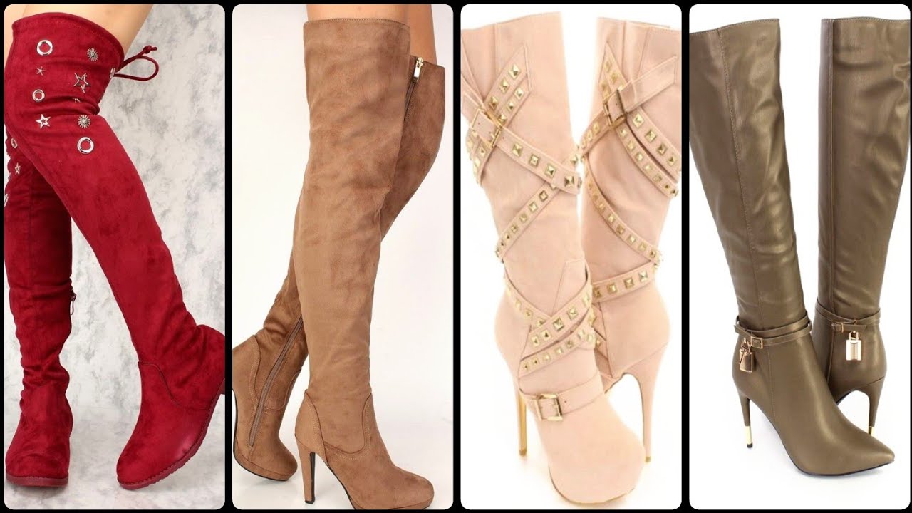 Most upcoming hot selling long shoes street fashion style for girl ...