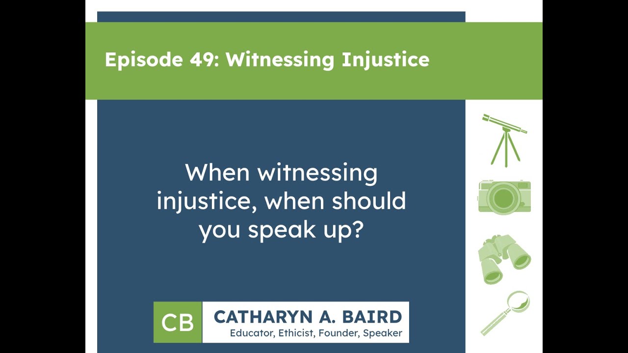 Episode 49: Witnessing Injustice - YouTube