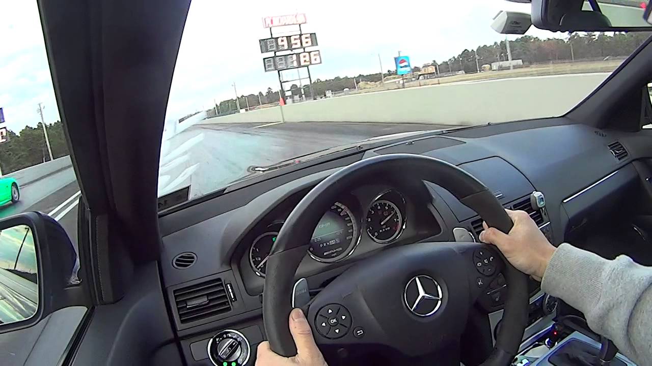 C63 AMG In car view MHP Stage 2 - YouTube