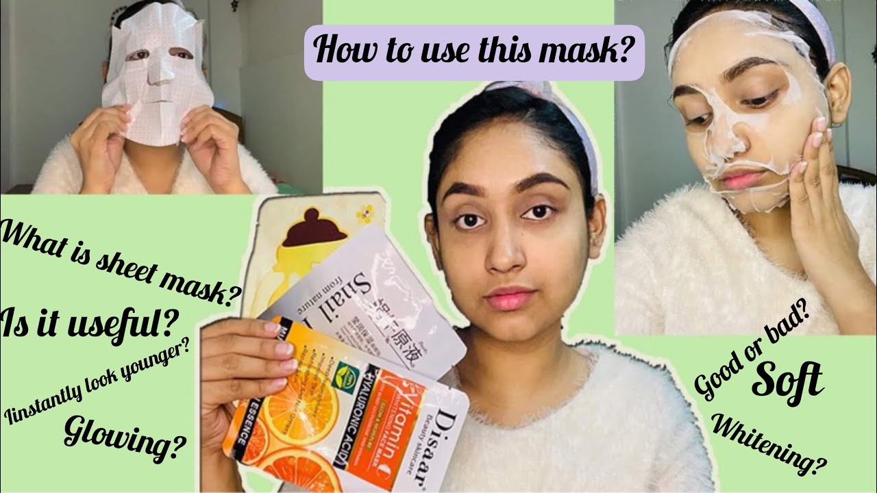 শিট মাস্কের ব্যবহার || How to Properly Use Sheet Mask || All about ...