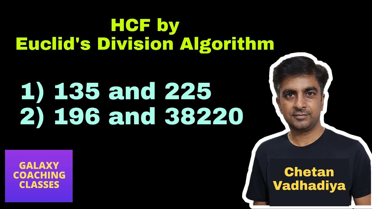 HCF By Euclid s Division Algorithm L Ex 1 1 Q1 Class 10 Maths L Ncert hcf-by-euclid-s-division-algorithm-l-ex-1-1-q1-class-10-maths-l-ncert