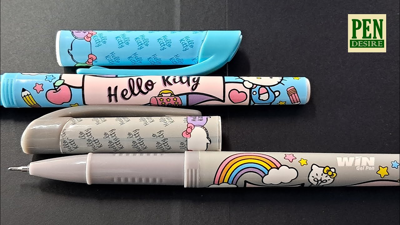 WIN Hello Kitty Waterproof Gel Pen an INR 10 Pen - 775 - YouTube