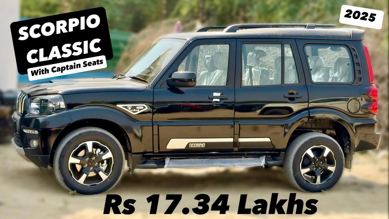 2025 NEW SCORPIO CLASSIC S11 😍 Rs17.34 LAKHS ️ TOP MODEL WITH CAPTAIN ...