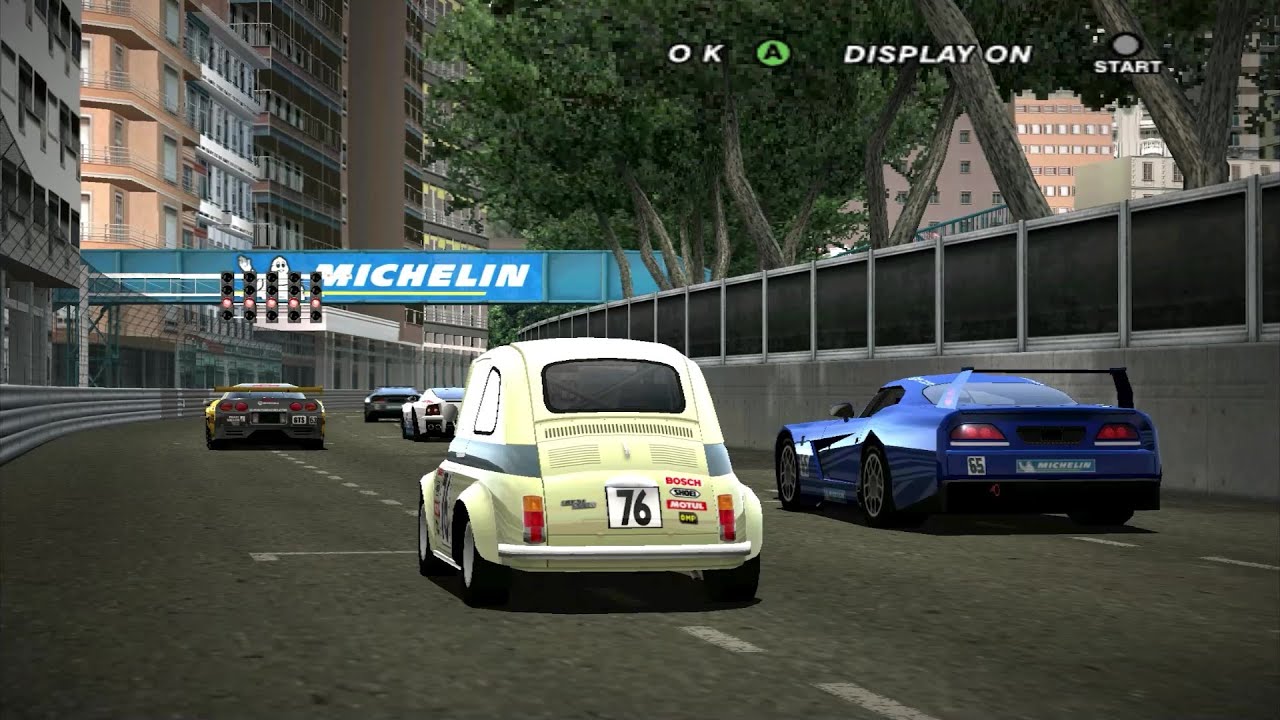 [R: Racing Evolution] Fiat 500 vs GT Class 1 @ Monte Carlo - YouTube