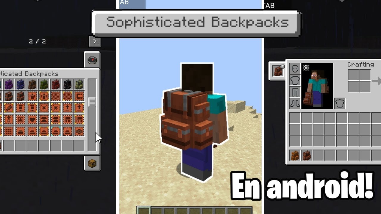 Mod De Mochilas Para Minecraft (ANDROID) 2023 🔥 No Clickbait - YouTube