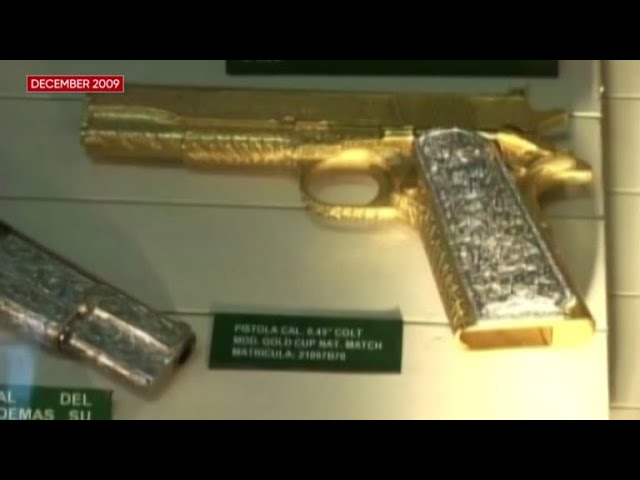 El Chapo Guzman Gold Guns