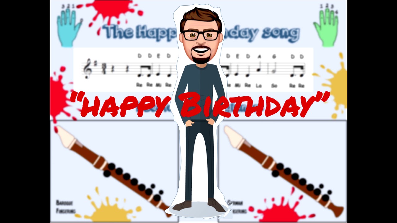 How to Play the Happy Birthday Song on (Recorder) - YouTube