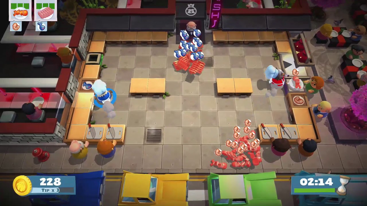 4 Star Overcooked 2 Journey 1-1 Completed - YouTube