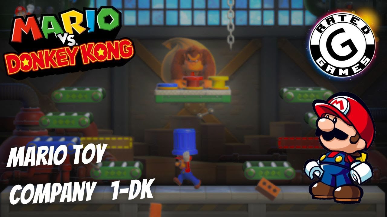 Mario Toy Company Level 1-DK ⭐ Mario vs Donkey Kong ⭐ - YouTube