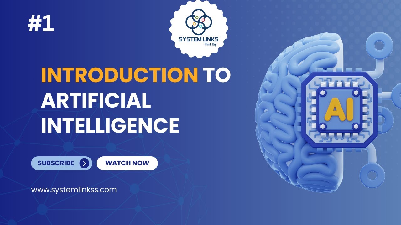 Introduction to Artificial Intelligence #1 - YouTube