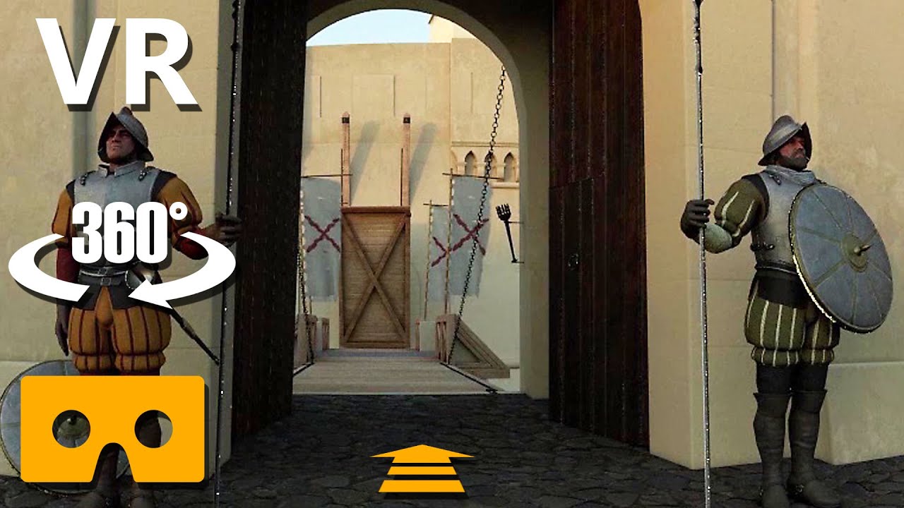 VR 360 Video | 360° Castle VR | Walking Tour 4k Fortress Carlo V - YouTube