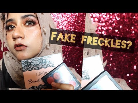 NYOBA BIKIN FAKE FRECKLES || Juaneta Prasha Saffanah