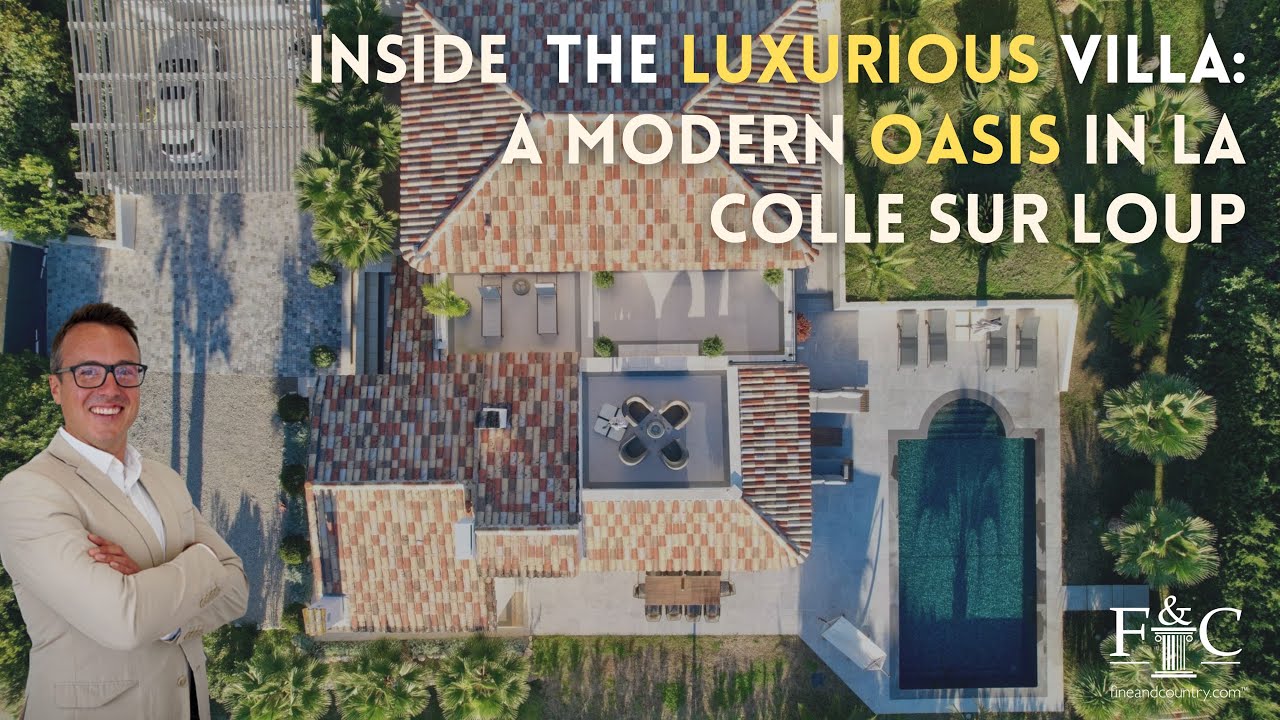 Inside the Luxurious Villa: A Modern Oasis in La Colle sur Loup 🏝 - YouTube