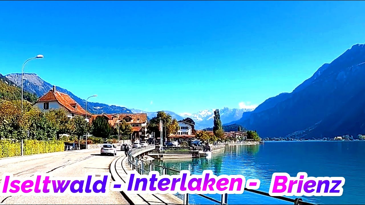 Enjoying the 'Breeze' of Lake Brienz: Our Road Trip to Iseltwald - Interlaken - Brienz! - YouTube