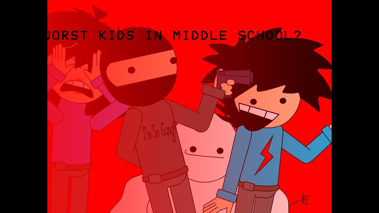 Worst kids in middle school? (Short animation) - YouTube