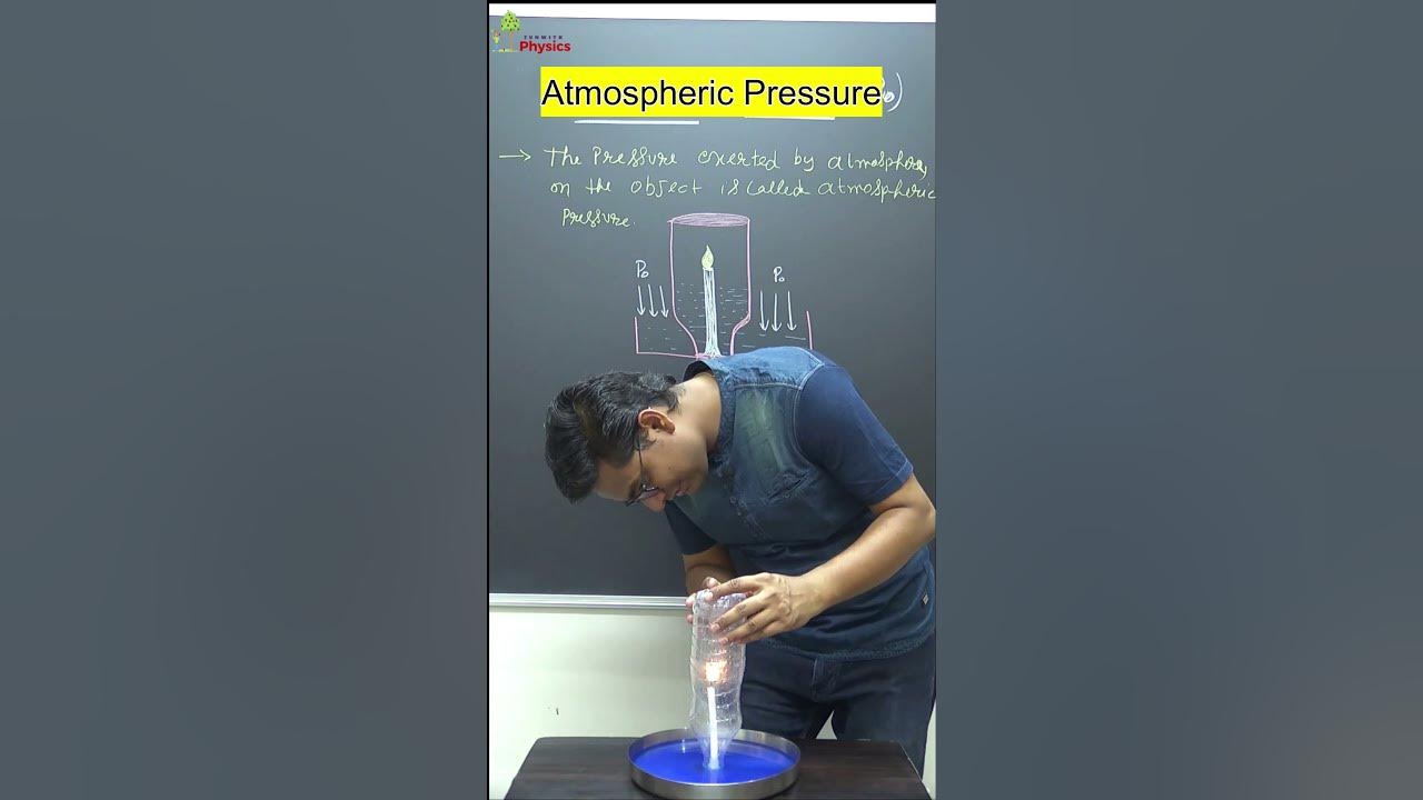 Atmospheric Pressure | Experiment | Demonstration | simple science experiments | Hindi | - YouTube
